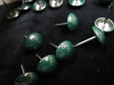 500 Green copper upholstery nails 11mm head Special finish 1670 Heico ...